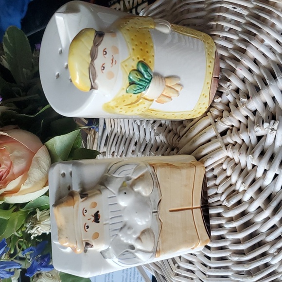 Source Unknown | Dining | Vintage Cook And Butcher Salt Pepper Set ...